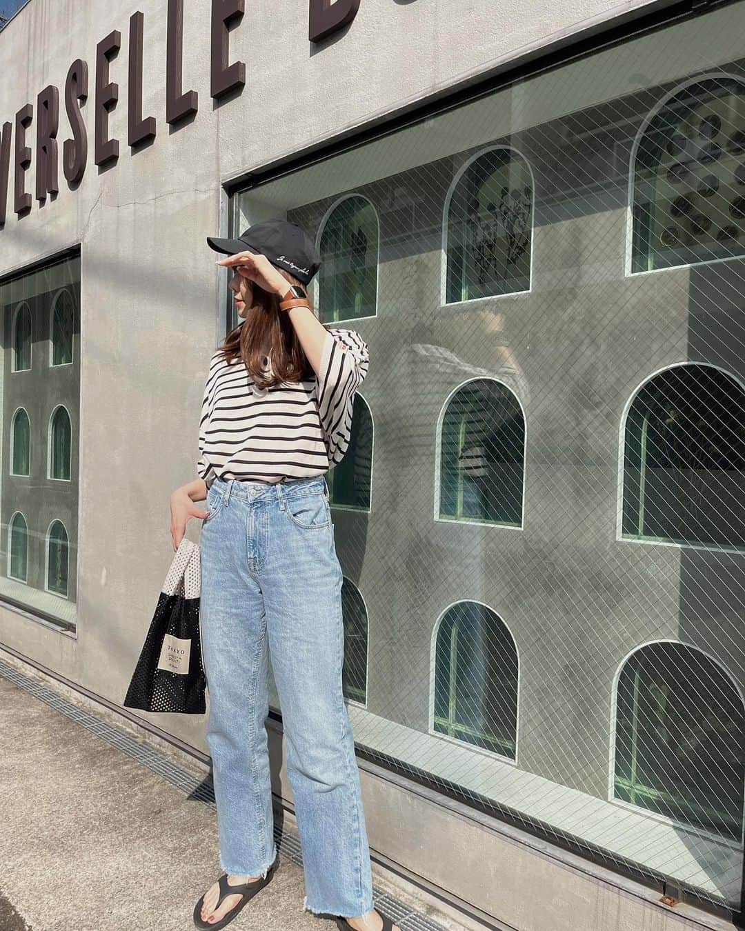 SHIHORINさんのインスタグラム写真 - (SHIHORINInstagram)「𓂃 @classicalelf_official 前後2wayで着られるボーダーニット！♥♡ サマーニット ...