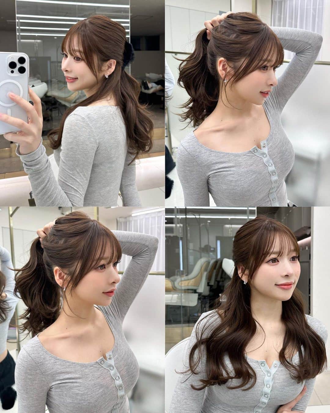 小西恭平さんのインスタグラム写真 - (小西恭平Instagram)「オーダー人気の高いヘアスタイル ︎ カラーはブラウン系のグレージュカラーです！ オーダーの際は画像を保存しご提示ください😊 ...