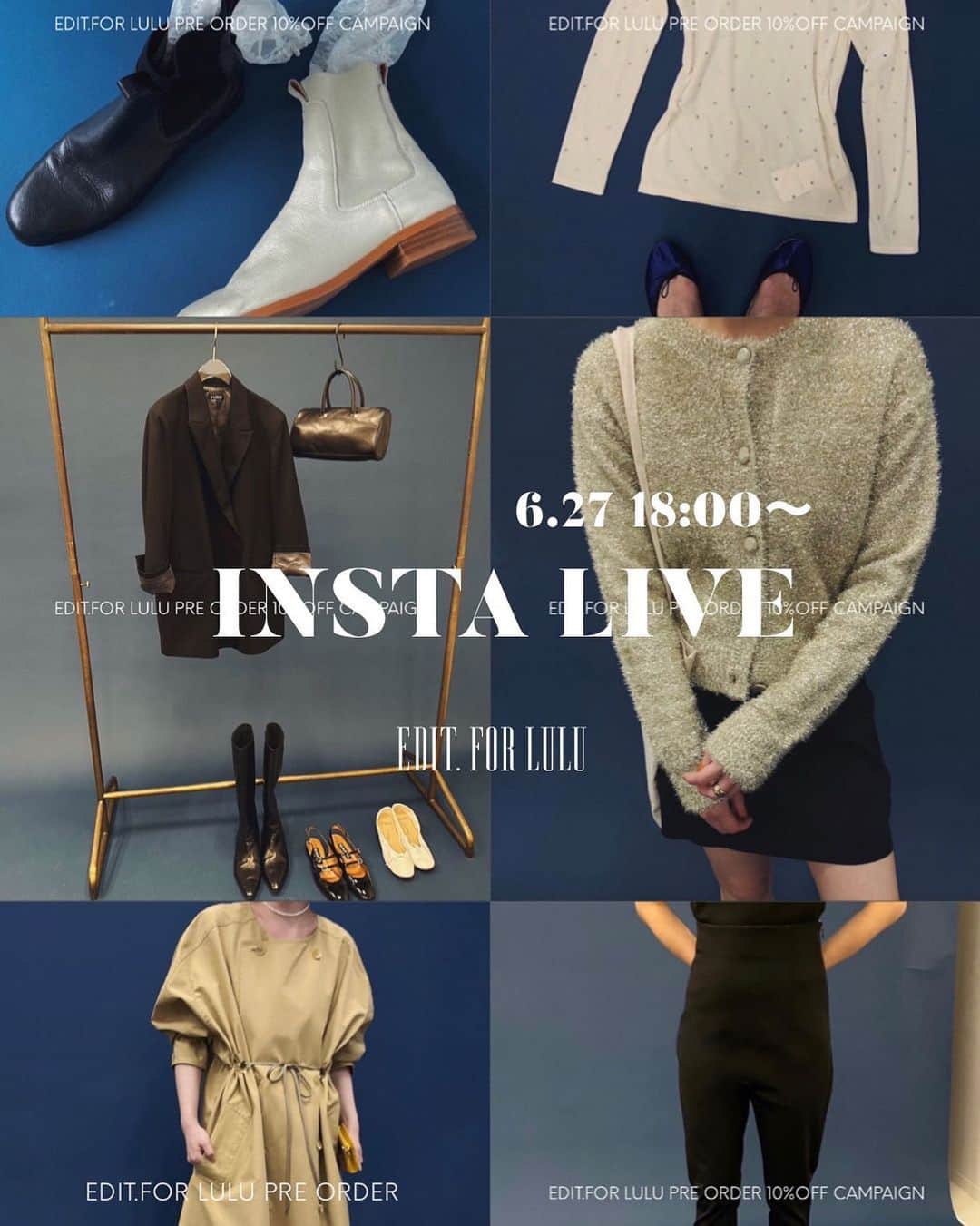 エディットフォールルさんのインスタグラム写真 - (エディットフォールルInstagram)「. 〰〰〰〰〰〰〰 LULU INSTA ...