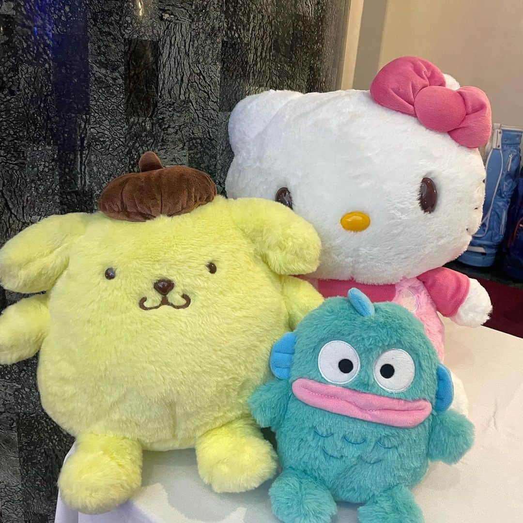 井上莉花さんのインスタグラム写真 - (井上莉花Instagram)「. SANRIO SMILE GOLF TOURNAMENT 🩷🩵💛 ...