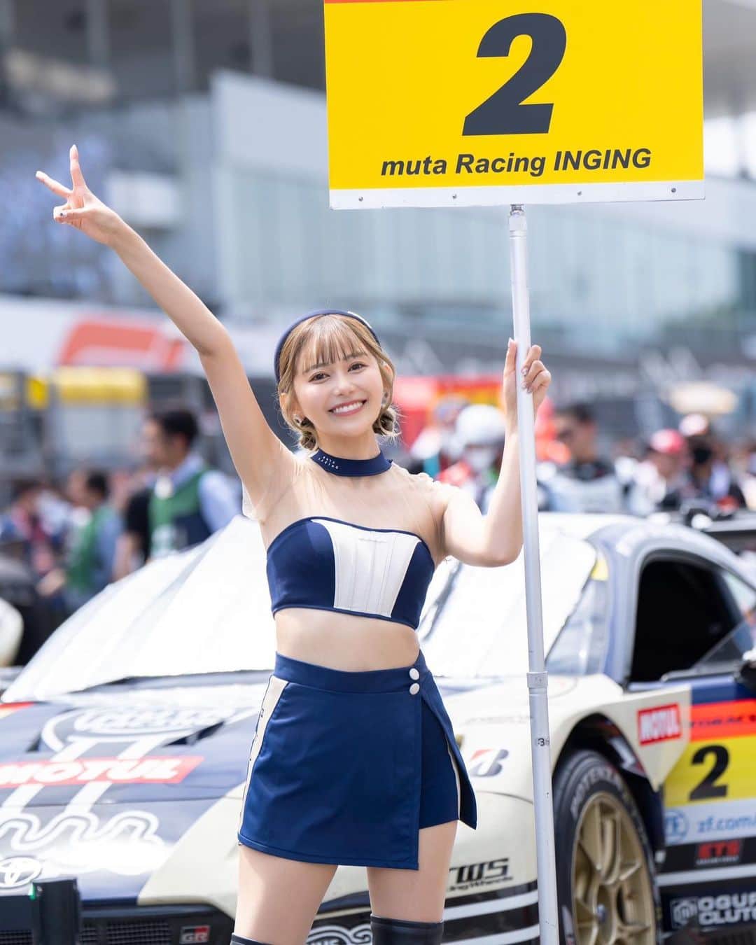 後藤佑紀さんのインスタグラム写真 - (後藤佑紀Instagram)「SUPERGT Rd.3@鈴鹿サーキット🔔🦌 🅿️4→🅿️2 2号車muta Racing INGINGは 見事ポジション ...