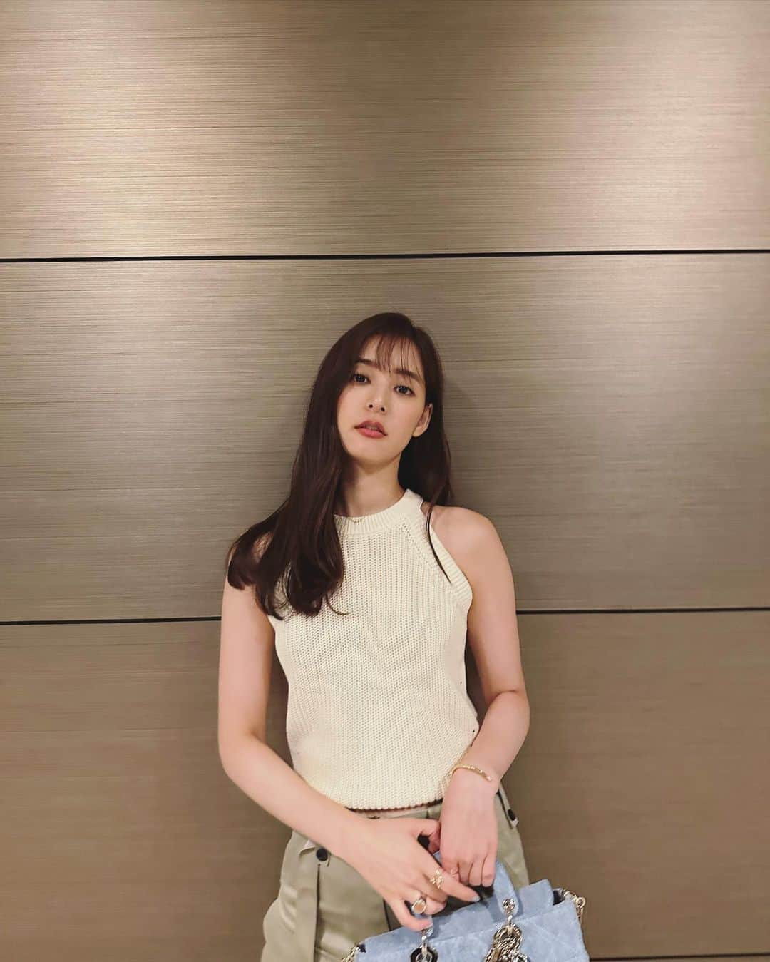 新木優子さんのインスタグラム写真 - (新木優子Instagram)「私服♡ jacket : @dior tops : @clane_official bottom ...