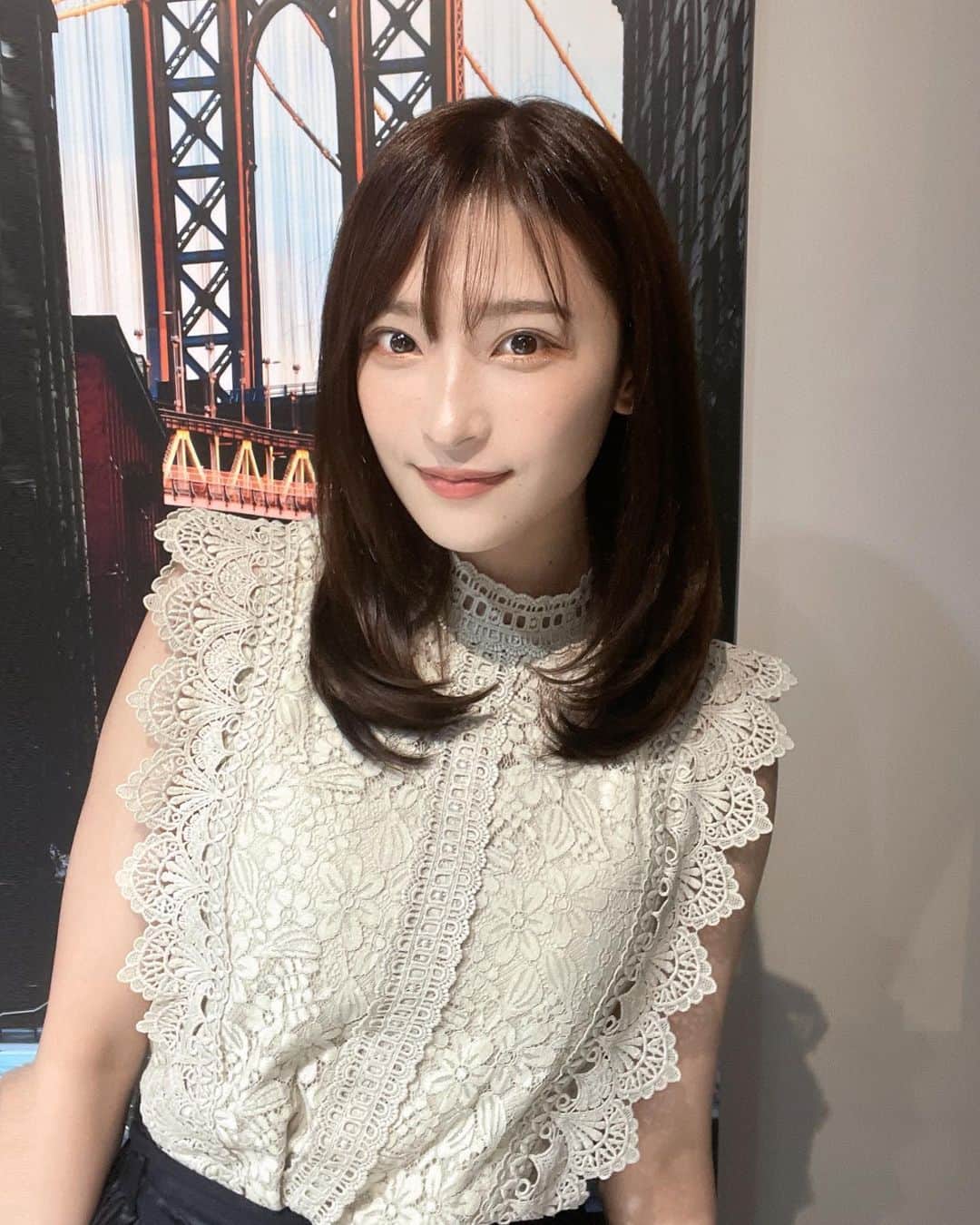 二瓶有加さんのインスタグラム写真 二瓶有加instagram 「 髪の毛メンテナンスへ💇‍♀️ 今回は チョコレートカラー だよ
