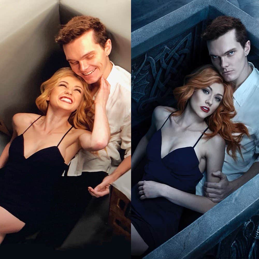 キャサリン・マクナマラさんのインスタグラム写真 - (キャサリン・マクナマラInstagram)「Happy birthday to my devilishly cheekboned evil ...