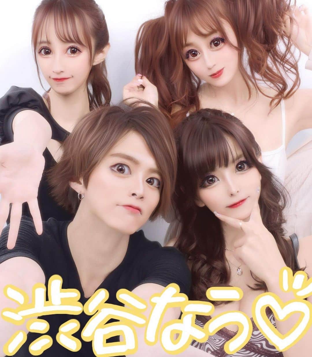 ききまるさんのインスタグラム写真 - (ききまるInstagram)「もし10年早く生まれてたら盛り髪してたのかな🌺🌺🌺🌺 , . #ぎゃる ...