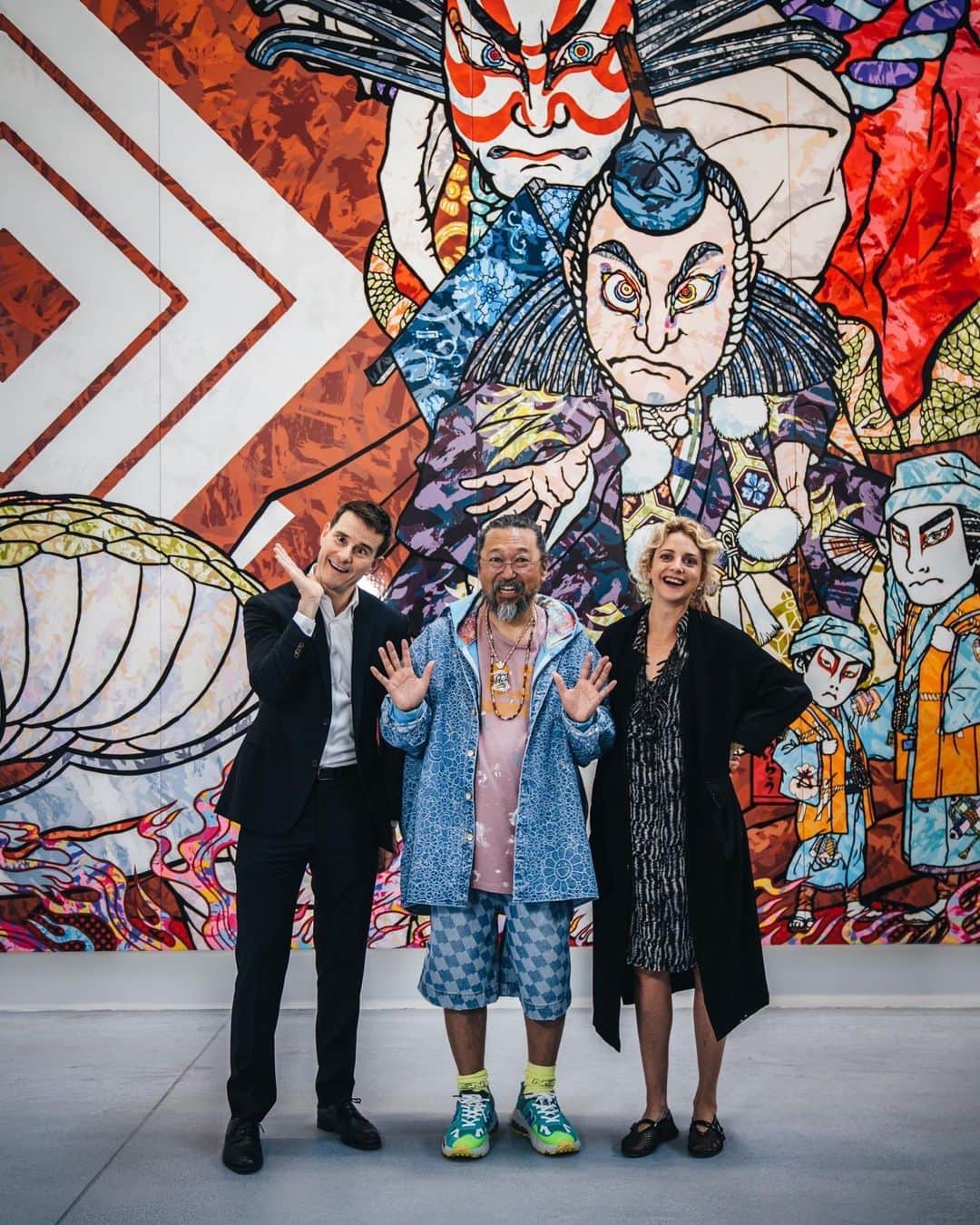 村上隆さんのインスタグラム写真 - (村上隆Instagram)「With team @gagosian in front of the ...