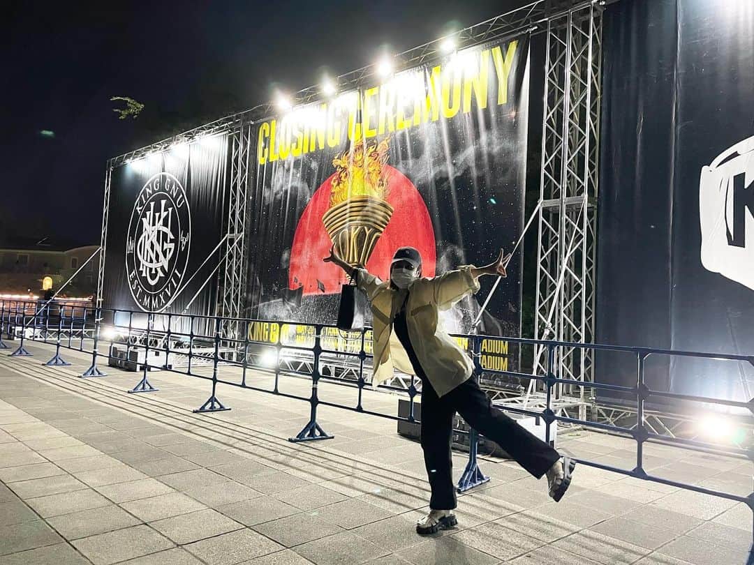 藤井瑞希さんのインスタグラム写真 - (藤井瑞希Instagram)「・ ・ ——— King Gnu ——— closing ceremony ・ 初めてLIVEで2days参戦しました🫨🩷 ...
