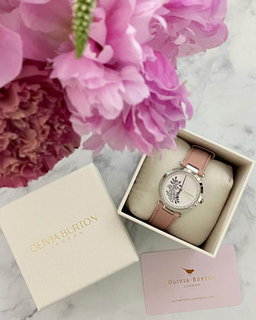 sachi♡さんのインスタグラム写真 - (sachi♡Instagram)「♡ こんばんは🌙 ピンクでコーディネート🌸 『オリビア・バートン ...