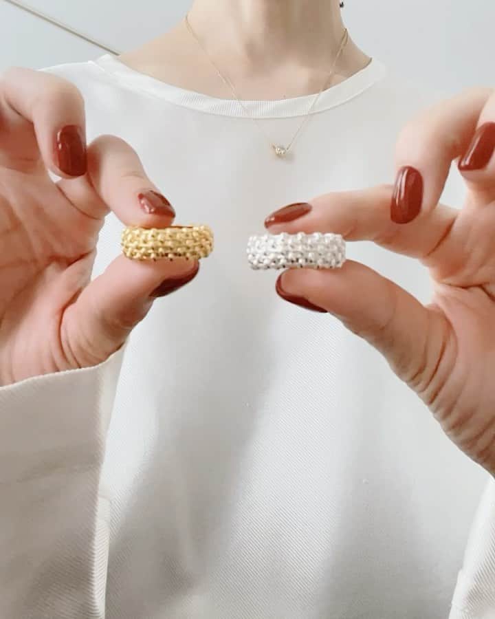 chieko6さんのインスタグラム写真 - (chieko6Instagram)「※音声はありません 6/13tue21:00 𝗧𝗪𝗘𝗘𝗗 ring/pierce/earring予約開始 新作 ...