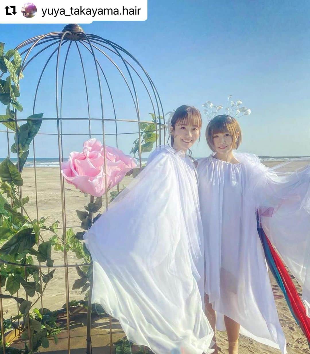 新津由衣さんのインスタグラム写真 - (新津由衣Instagram)「素敵なヘッドピースをありがとうございました 🍃 透明な純粋さだけではない、奥深い美しさを感じる作品でした #Repost ...