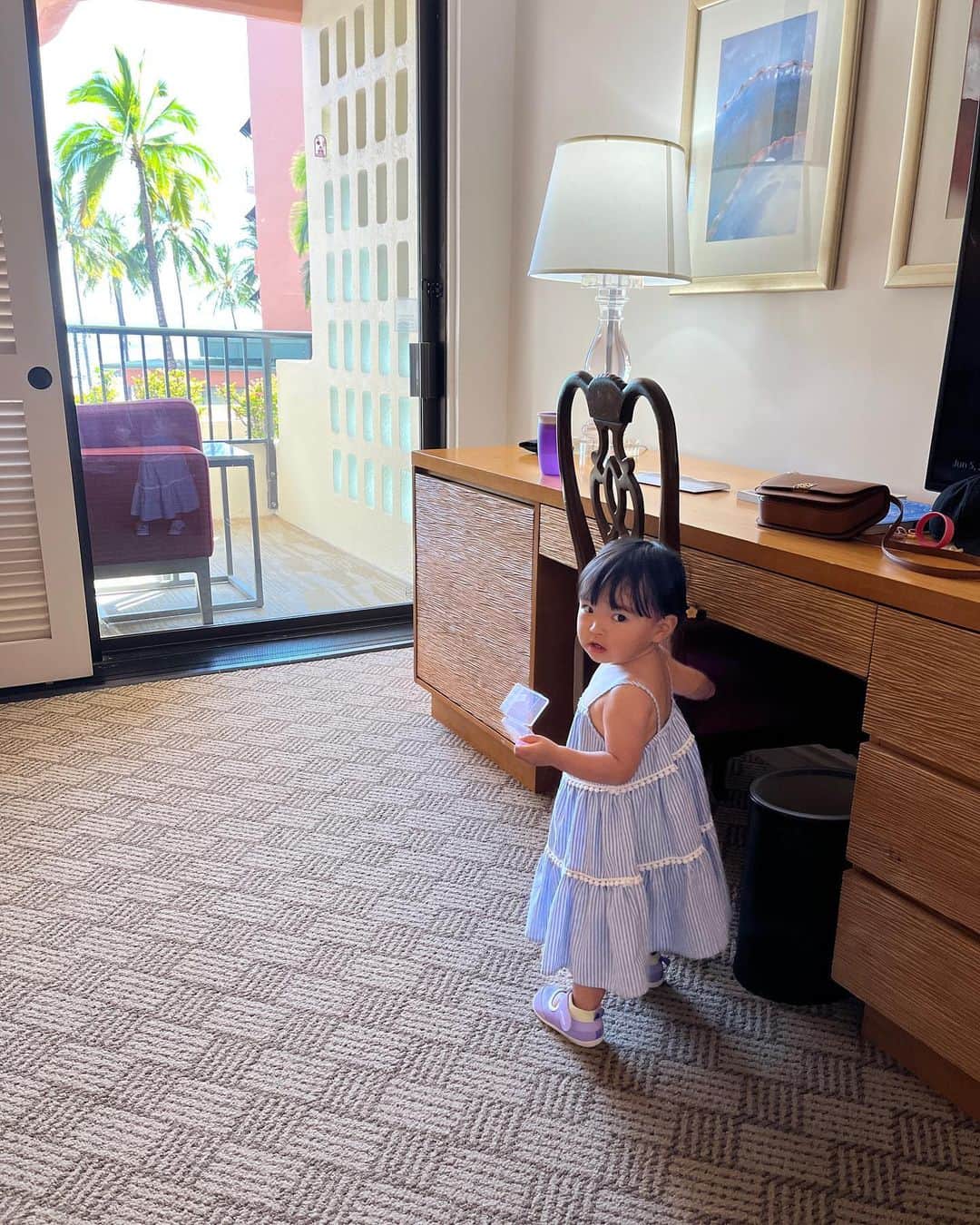 Hisanaさんのインスタグラム写真 Hisanainstagram 「すずちゃん19months👧🏽💜 Owl、thank You