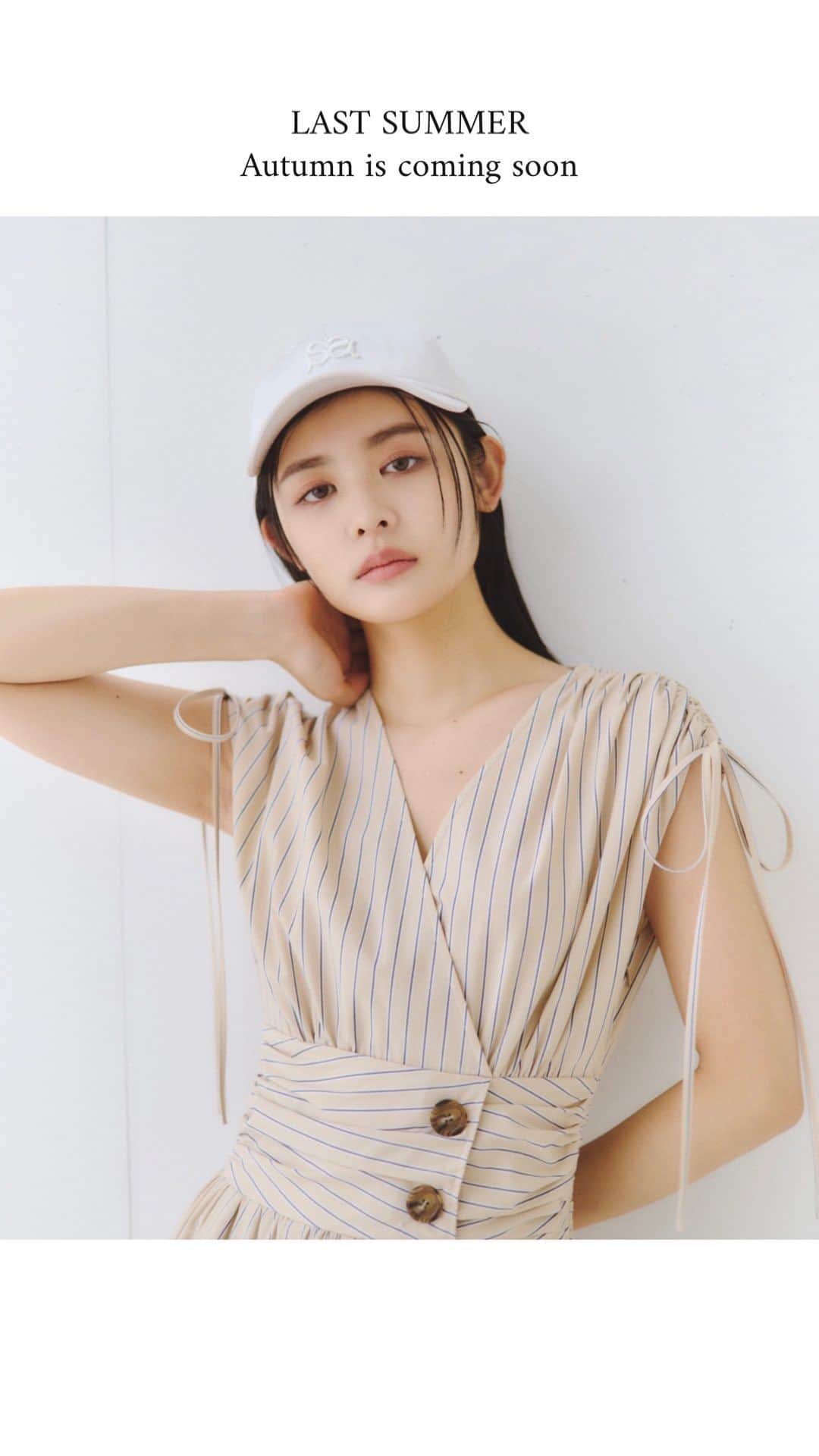 スナイデルさんのインスタグラム動画 - (スナイデルInstagram)「. LAST SUMMER Autumn is coming soon Dress 24,200yen #カシュクール ...
