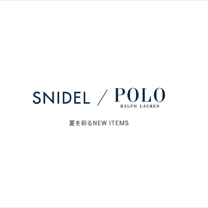 スナイデルさんのインスタグラム写真 - (スナイデルInstagram)「. SNIDEL/POLO RALPH RAUREN 本日6.14(Wed)より発売中 「POLO RALPH ...
