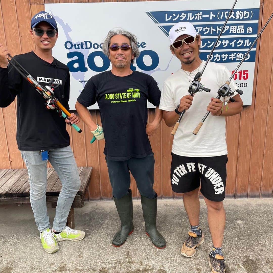 伊豫部健さんのインスタグラム写真 - (伊豫部健Instagram)「スワイプ→ 昨日は兵庫県は青野ダムでフィッシングエイトさん主催の釣り対決 ...