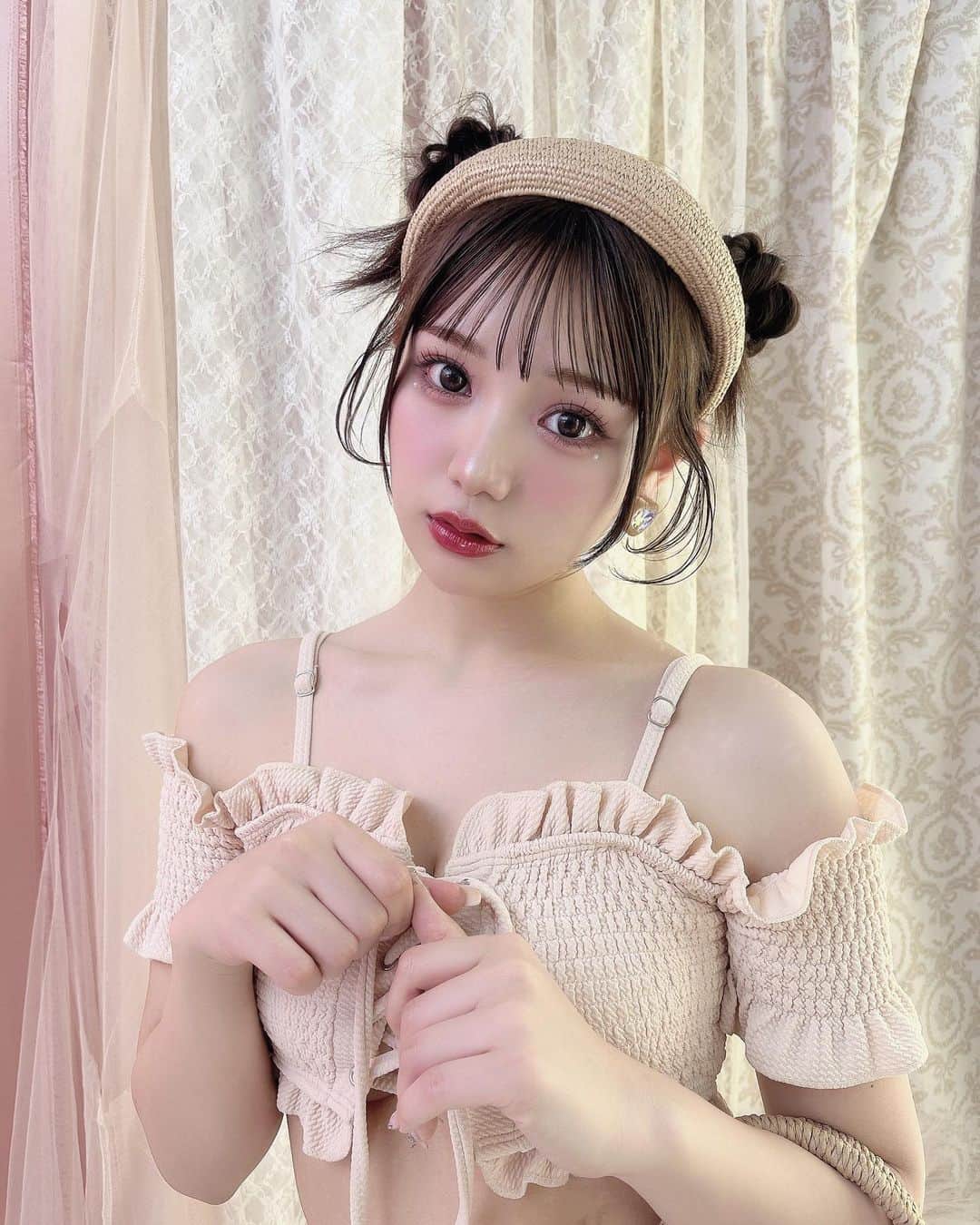 古澤里紗さんのインスタグラム写真 - (古澤里紗Instagram)「LARME 057 👒🎀💕'' . . . 今月のラルムさんに載ってます~👒♩ チェキデコったの初めて🤭 嬉しいの ...