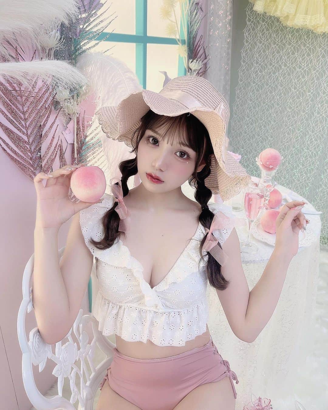 古澤里紗さんのインスタグラム写真 - (古澤里紗Instagram)「LARME 057 👒🎀💕'' . . . 今月のラルムさんに載ってます~👒♩ チェキデコったの初めて🤭 嬉しいの ...