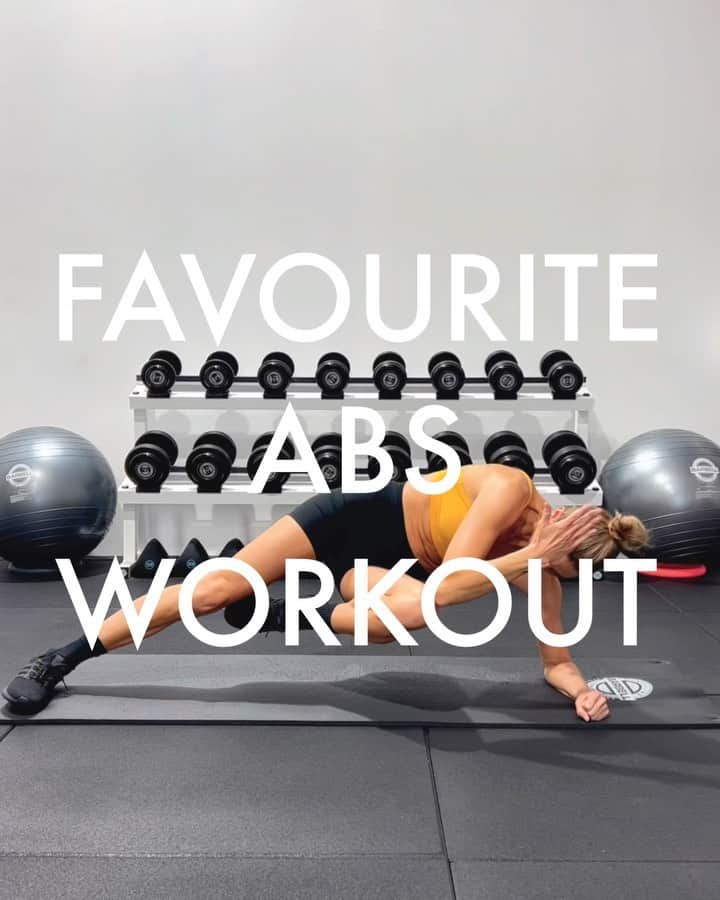 Amanda Biskさんのインスタグラム写真 - (Amanda BiskInstagram)「FAVOURITE ABS WORKOUT ...