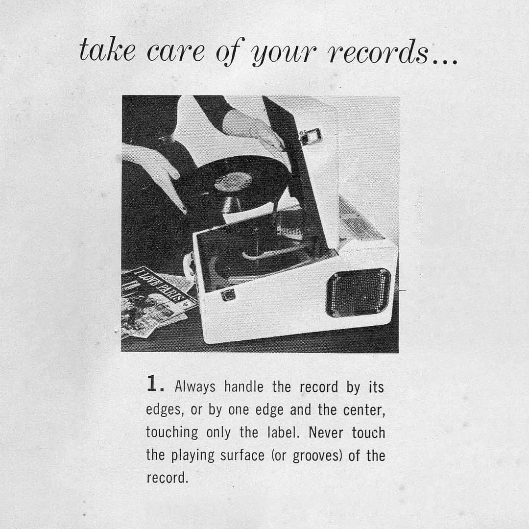 Shing02さんのインスタグラム写真 - (Shing02Instagram)「take care of your records... Columbia Records, 1950s」6月 ...