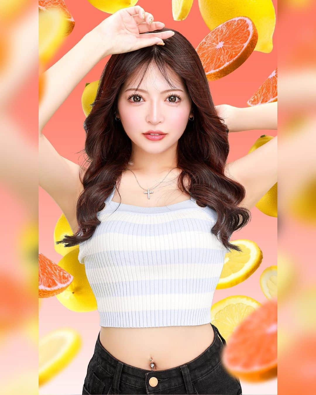 まりかさんのインスタグラム写真 まりかinstagram 「⁡ 久しぶりにアトムさんのとこで撮影📸 ⁡ 今回もめちゃかわにしてもらいまし