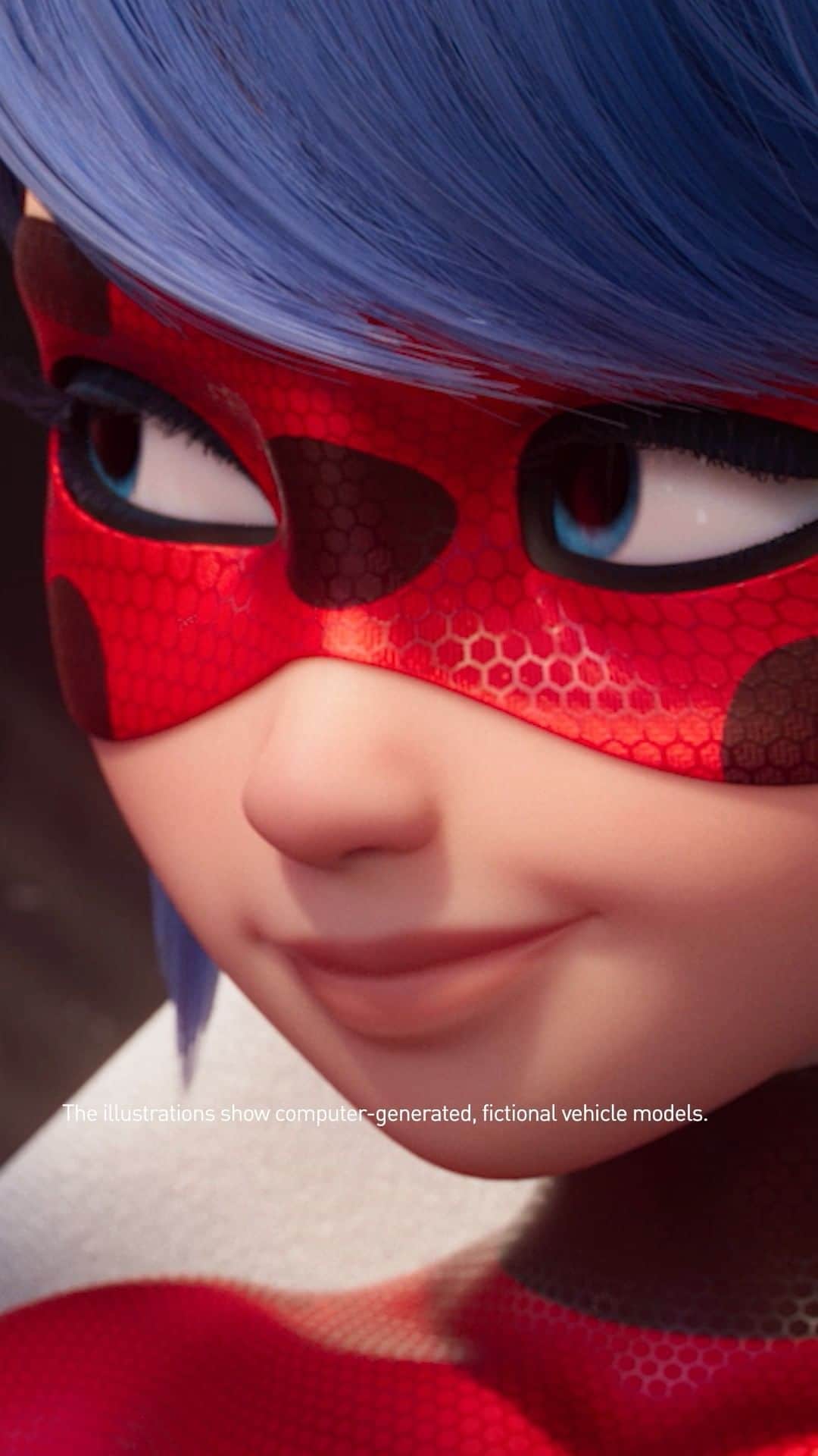 フォルクスワーゲンさんのインスタグラム動画 - (フォルクスワーゲンInstagram)「Miraculous: Ladybug & Cat Noir driving all-electric ...