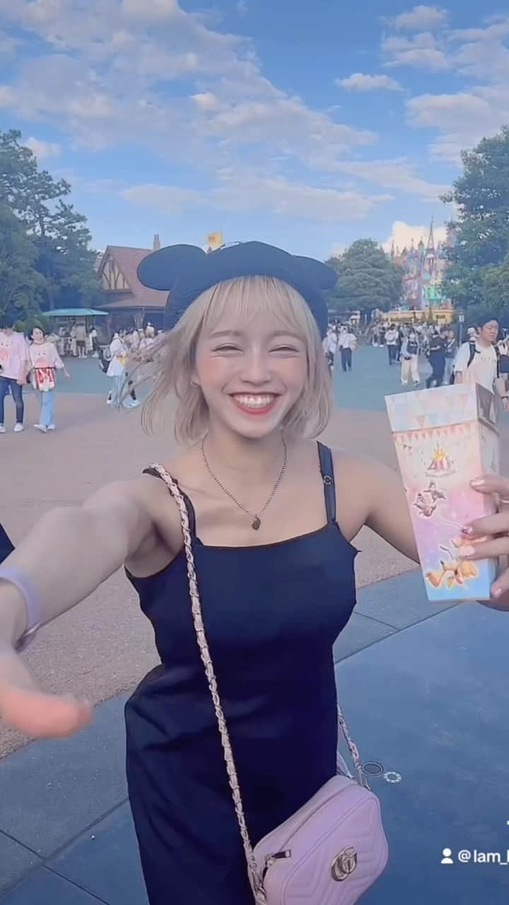 ラムさんのインスタグラム動画 ラムinstagram 「ポップコーンは常に常備だけど、それでもラムとディズニーデートしてくれる？？？？🏰