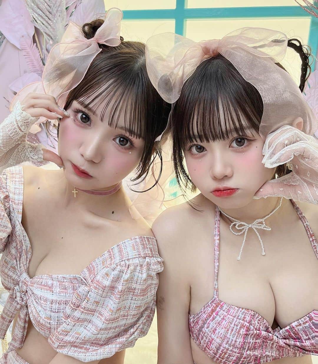 LARMEさんのインスタグラム写真 - (LARMEInstagram)「⌇ 𝐋𝐀𝐑𝐌𝐄 𝟎𝟓𝟕 𝑜𝑓𝑓𝑠ℎ𝑜𝑡 🐚 LARME × sugar nine 最旬ガーリースイムウェア特集より ...