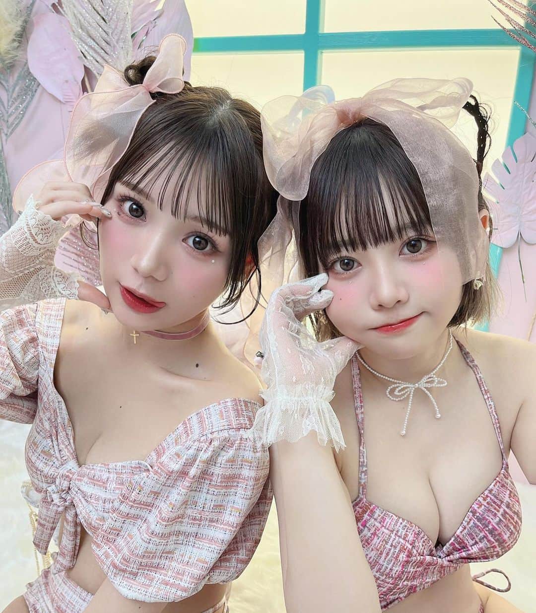 LARMEさんのインスタグラム写真 - (LARMEInstagram)「⌇ 𝐋𝐀𝐑𝐌𝐄 𝟎𝟓𝟕 𝑜𝑓𝑓𝑠ℎ𝑜𝑡 🐚 LARME × sugar nine 最旬ガーリースイムウェア特集より ...