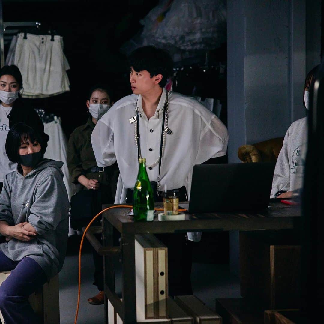 李燦雨さんのインスタグラム写真 - (李燦雨Instagram)「ACUOD by CHANU 23A/W COLLECTION LOOKBOOKの撮影の風景③ photographed ...