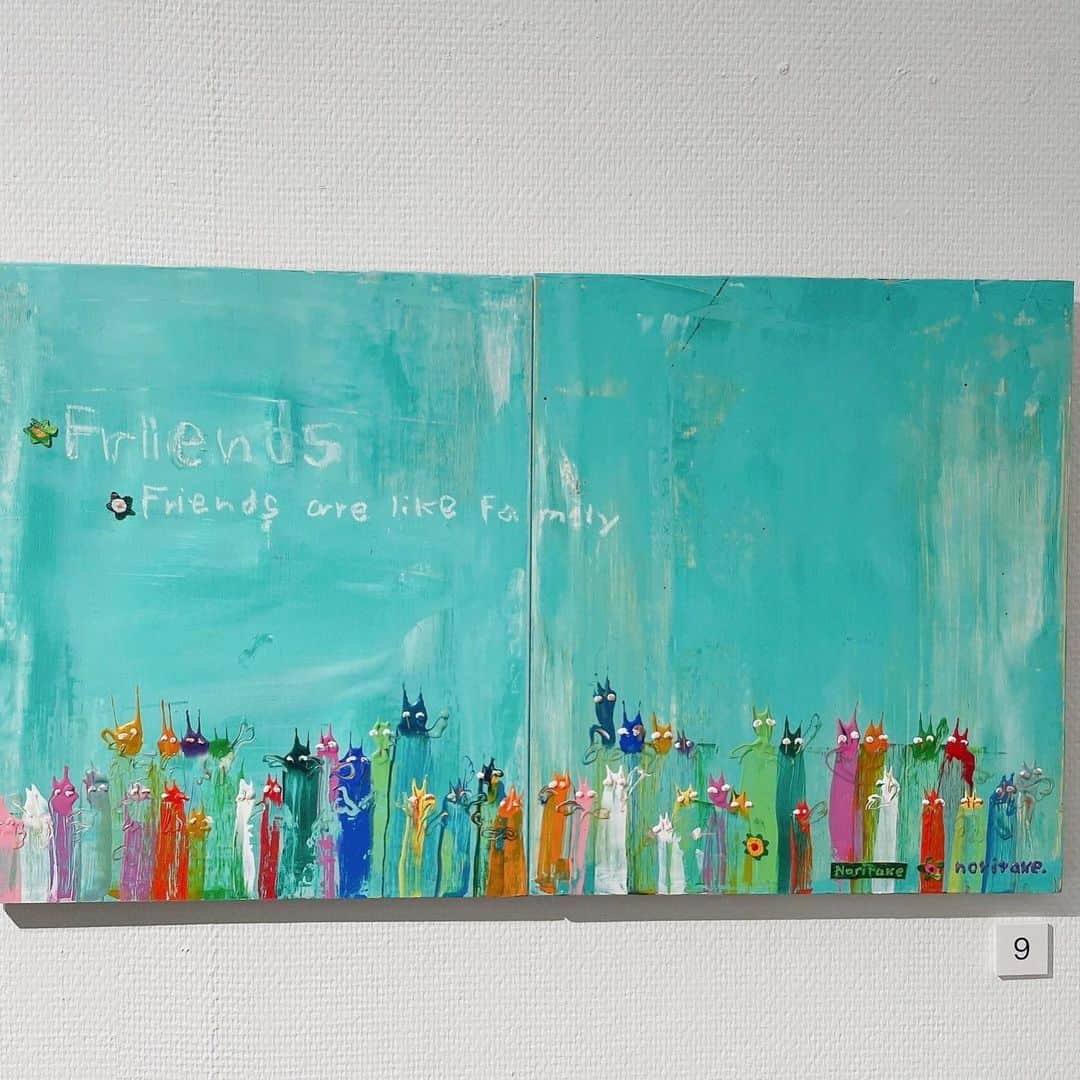 本田奈也花さんのインスタグラム写真 - (本田奈也花Instagram)「木梨憲武さんの個展「GOKAN」に行ってきました💕 パワーをもらえる作品の数々 これまで海外でしか公開してこなかったと ...