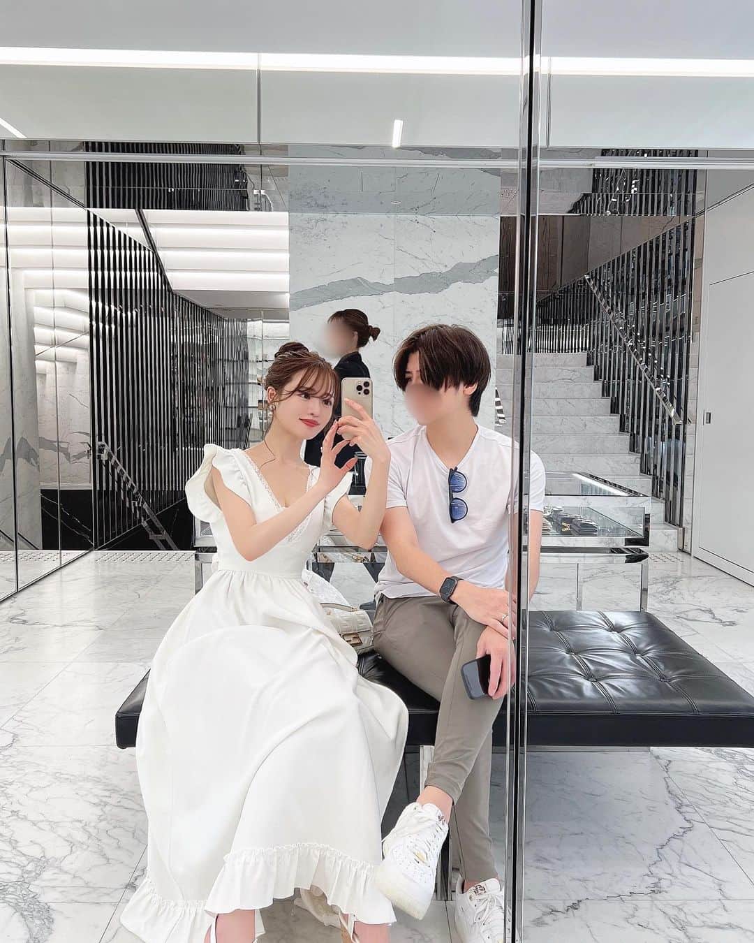 Isakoさんのインスタグラム写真 - (IsakoInstagram)「お買い物デート🖤 今日は彼のお買い物付き添い☺︎ お買い物の後は父の ...