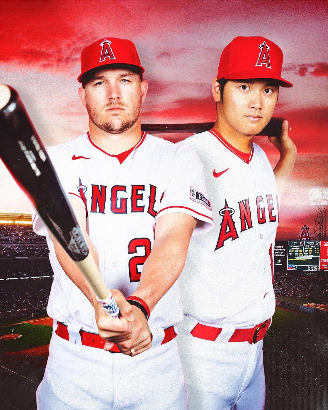 MLBさんのインスタグラム写真 - (MLBInstagram)「Ohtani and Trout. Back-to-back attack!」6月19日 4時36分 - mlb