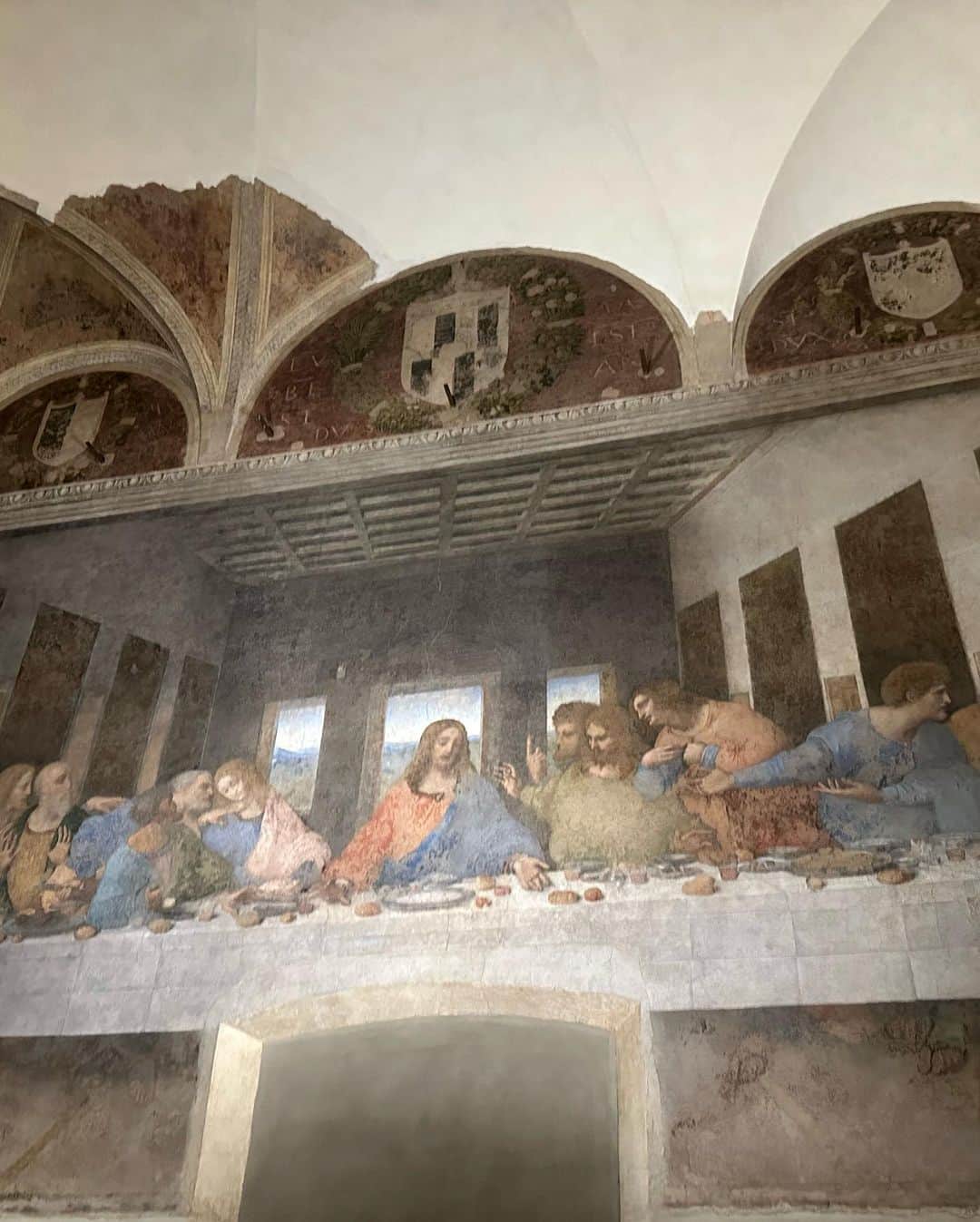 Momoさんのインスタグラム写真 Momoinstagram「 最後の晩餐🖼 完全予約制の最後の晩餐、見られて良かった！ Italyitaliamilanoroma