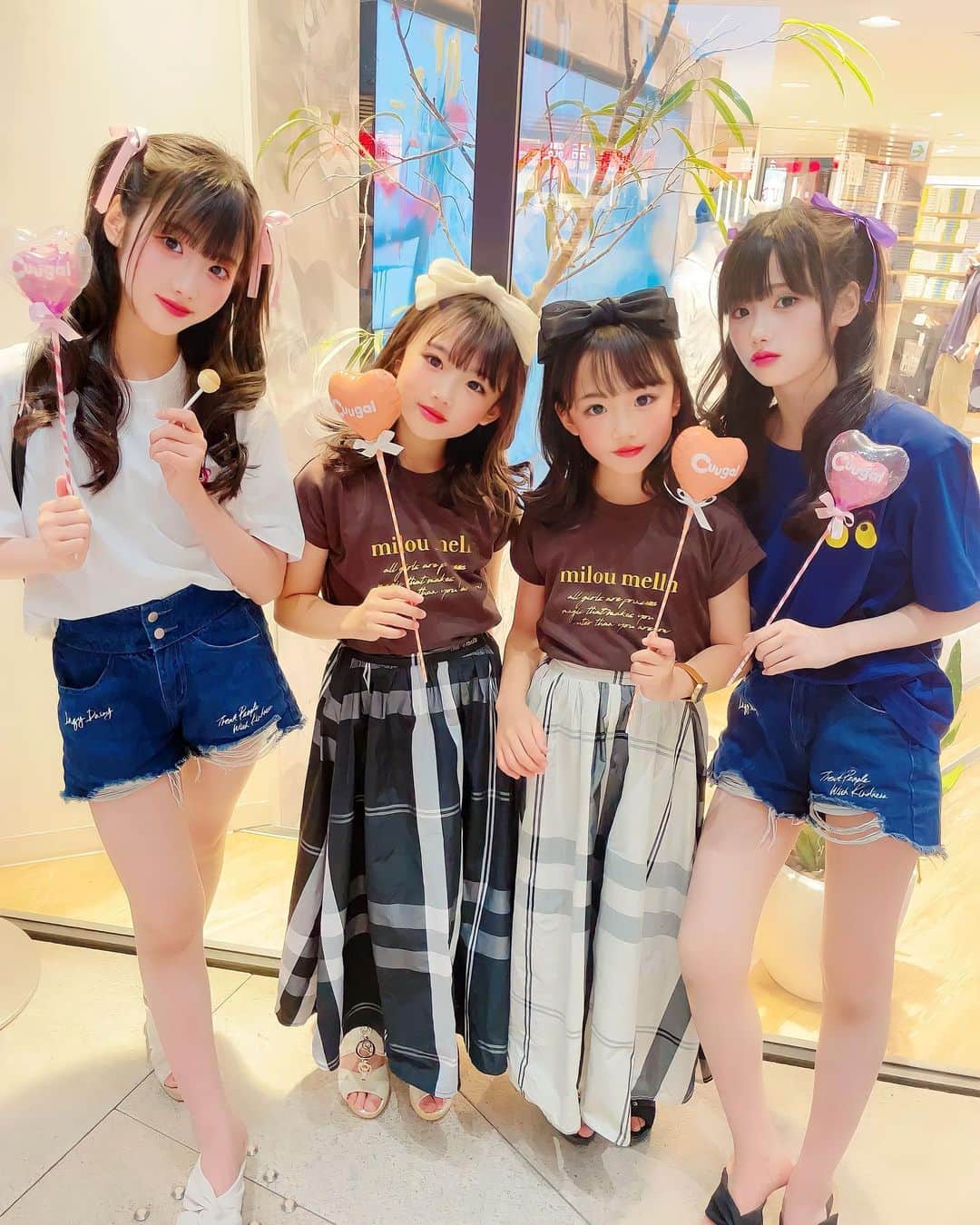 ららここさんのインスタグラム写真 - (ららここInstagram)「. この間の UNIQLO × Cuugalのイベントで💖 @cuugal_ @cuugal_ch @uniqlo_jp ...