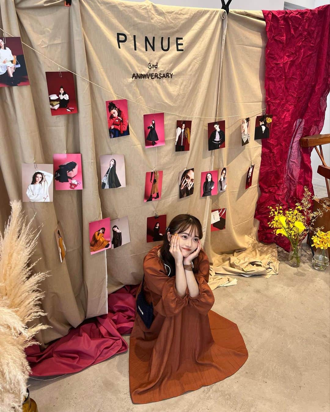 田久保夏鈴さんのインスタグラム写真 - (田久保夏鈴Instagram)「pinue Autumn Collectionの展示会、たくさんのご来場ありがとうございました！！🍂 イベントを重ねる ...
