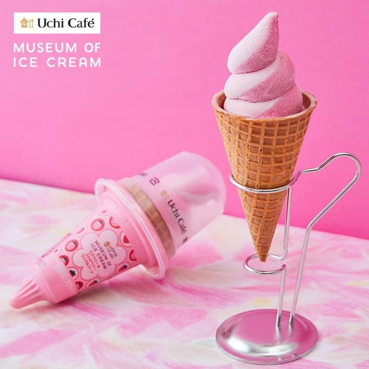ローソン さんのインスタグラム写真 - (ローソン Instagram)「ミレニアムピンクに染まったスイートなミュージアム 「ミュージアムオブアイスクリーム(MOIC)」とウチカフェのコラボ ...