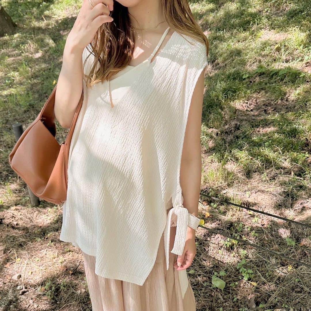 chocoさんのインスタグラム写真 - (chocoInstagram)「** ㅤㅤㅤㅤㅤㅤㅤㅤㅤㅤㅤㅤㅤ #ootd ㅤㅤㅤㅤㅤㅤㅤㅤㅤㅤㅤㅤㅤ 紫陽花みに行った日のコーデ💠 ...