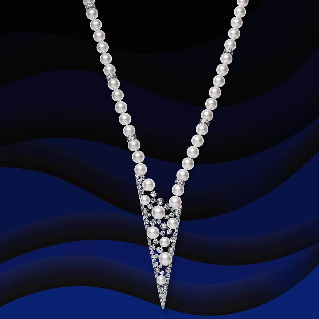 Mikimotoさんのインスタグラム写真 - (MikimotoInstagram)「The exquisite glow of pearls and diamonds complements ...