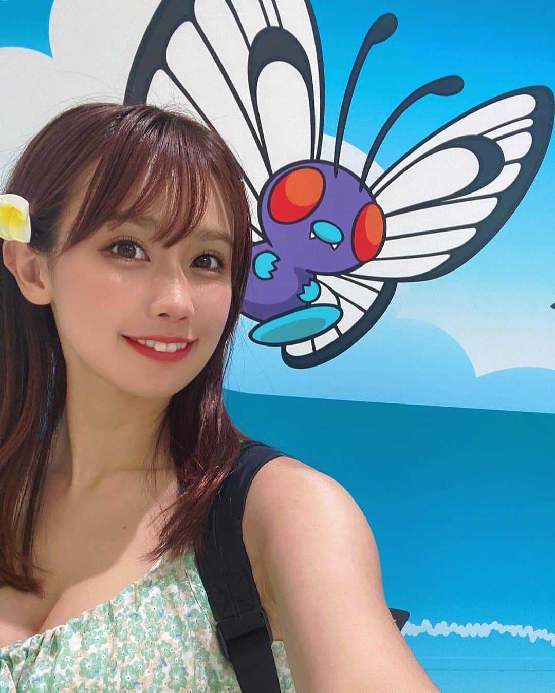 相原美咲さんのインスタグラム写真 - (相原美咲Instagram)「沖縄から帰ってきたよ😆🌺 ちょー楽しい撮影でした☺️ ️ おやすみ💗」7 ...