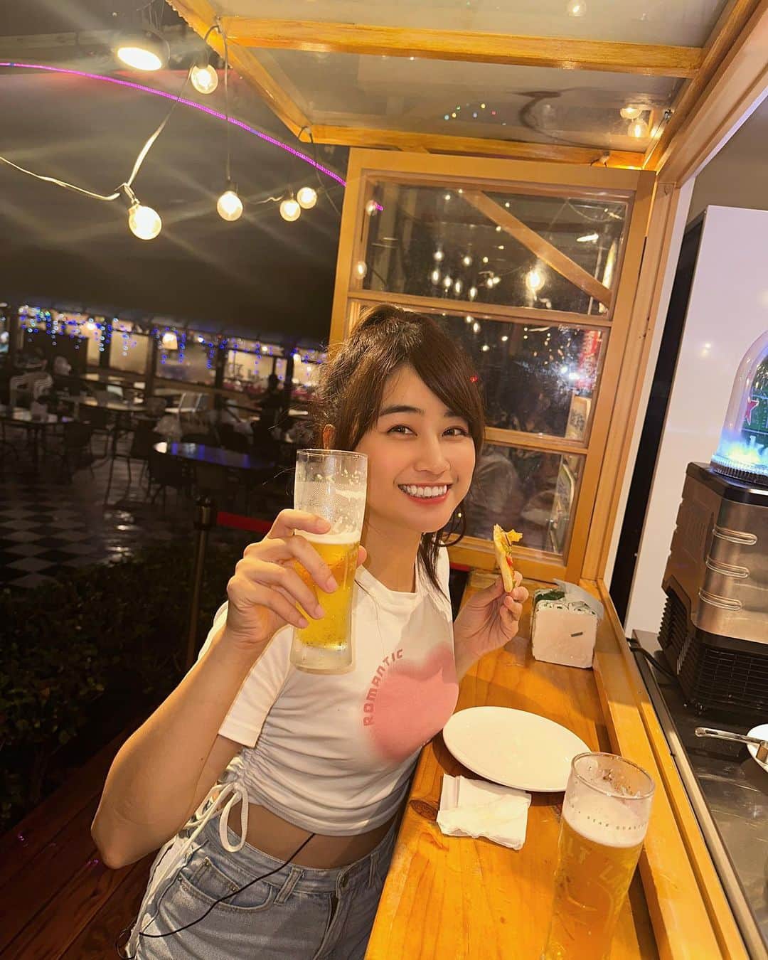 陳伊さんのインスタグラム写真 - (陳伊Instagram)「早安🌞 跟著 @onedayfighting 出去玩 好久沒回嘉了 !!!! 👕/ @caco_tw」7月19日 9時35分 ...