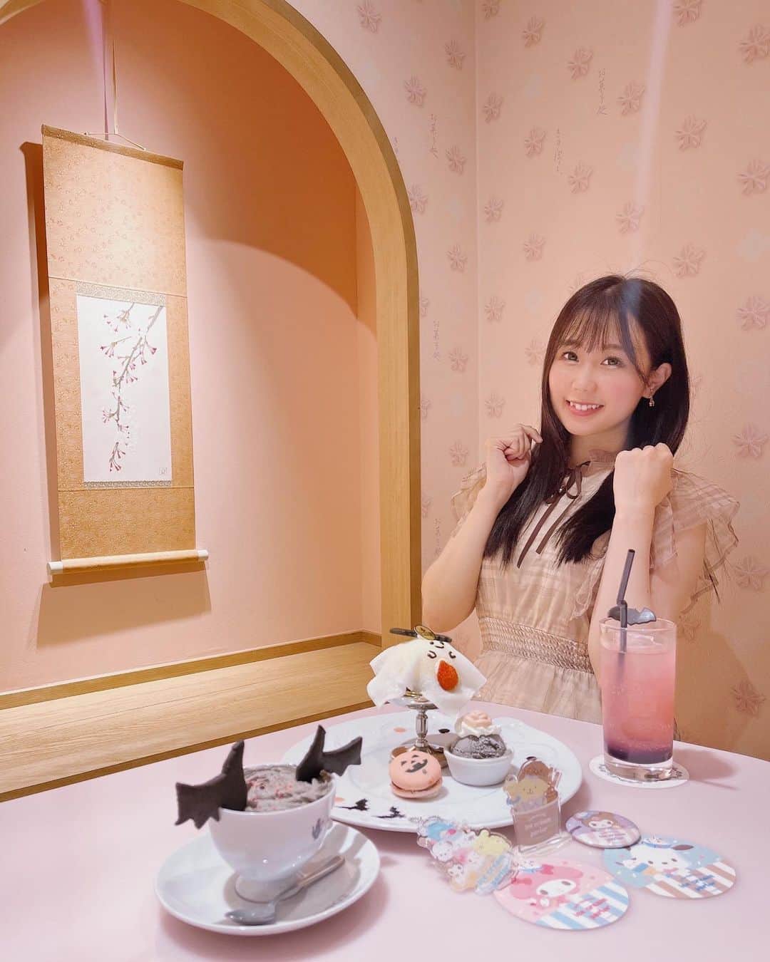 鈴乃八雲さんのインスタグラム写真 - (鈴乃八雲Instagram)「Qpotカフェいきたい🍰☕️🍫🤎🐄 #qpotcafe #qpotカフェ #キューポットカフェ #キューポット #cafe ...