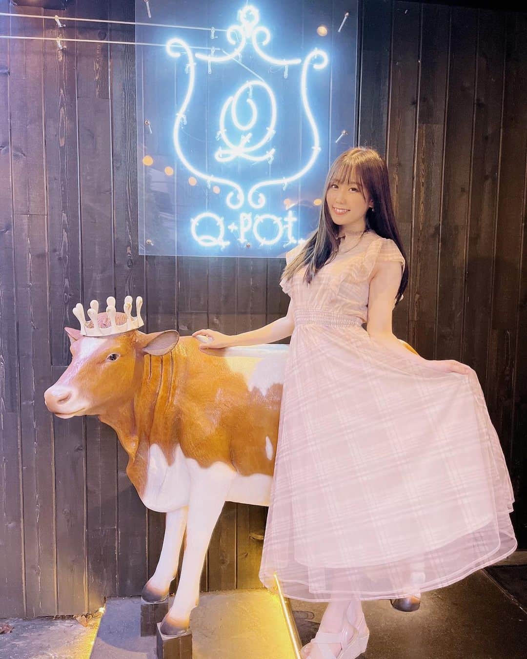 鈴乃八雲さんのインスタグラム写真 - (鈴乃八雲Instagram)「Qpotカフェいきたい🍰☕️🍫🤎🐄 #qpotcafe #qpotカフェ #キューポットカフェ #キューポット #cafe ...