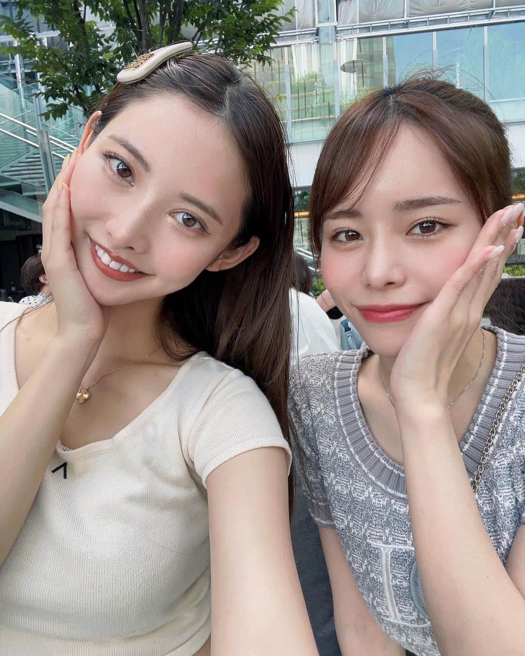 雛野ぽぽさんのインスタグラム写真 - (雛野ぽぽInstagram)「ぐぅ美女のあのんちゃん(@anon_551 )とランチしちゃったー ️ ...