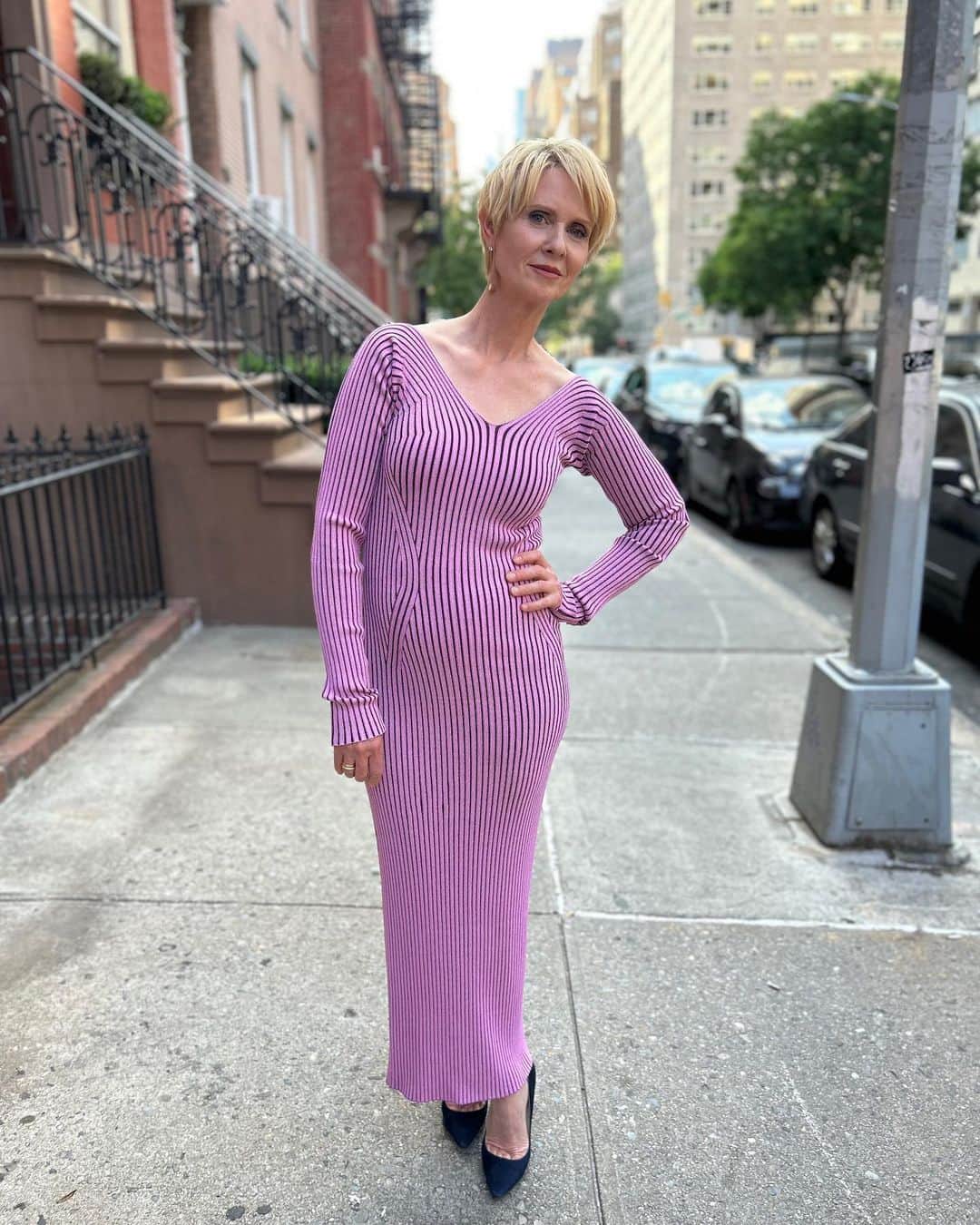 シンシア・ニクソンさんのインスタグラム写真 - (シンシア・ニクソンInstagram)「AJLT S2 Press Tour Looks ...