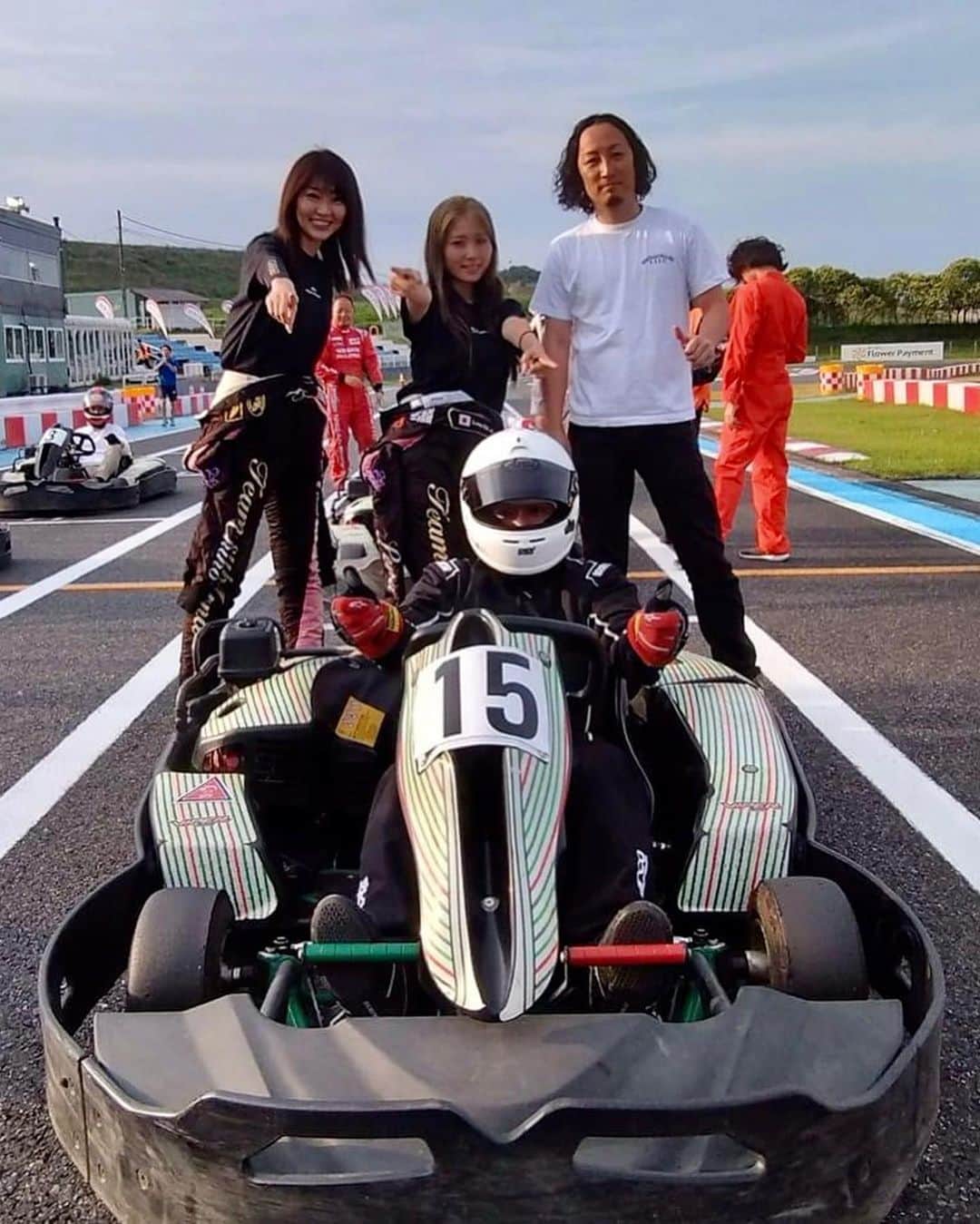 織田千穂さんのインスタグラム写真 織田千穂instagram 「先週の土曜日は… 新東京サーキットでの Racorsa Cup🏁第二戦🔥