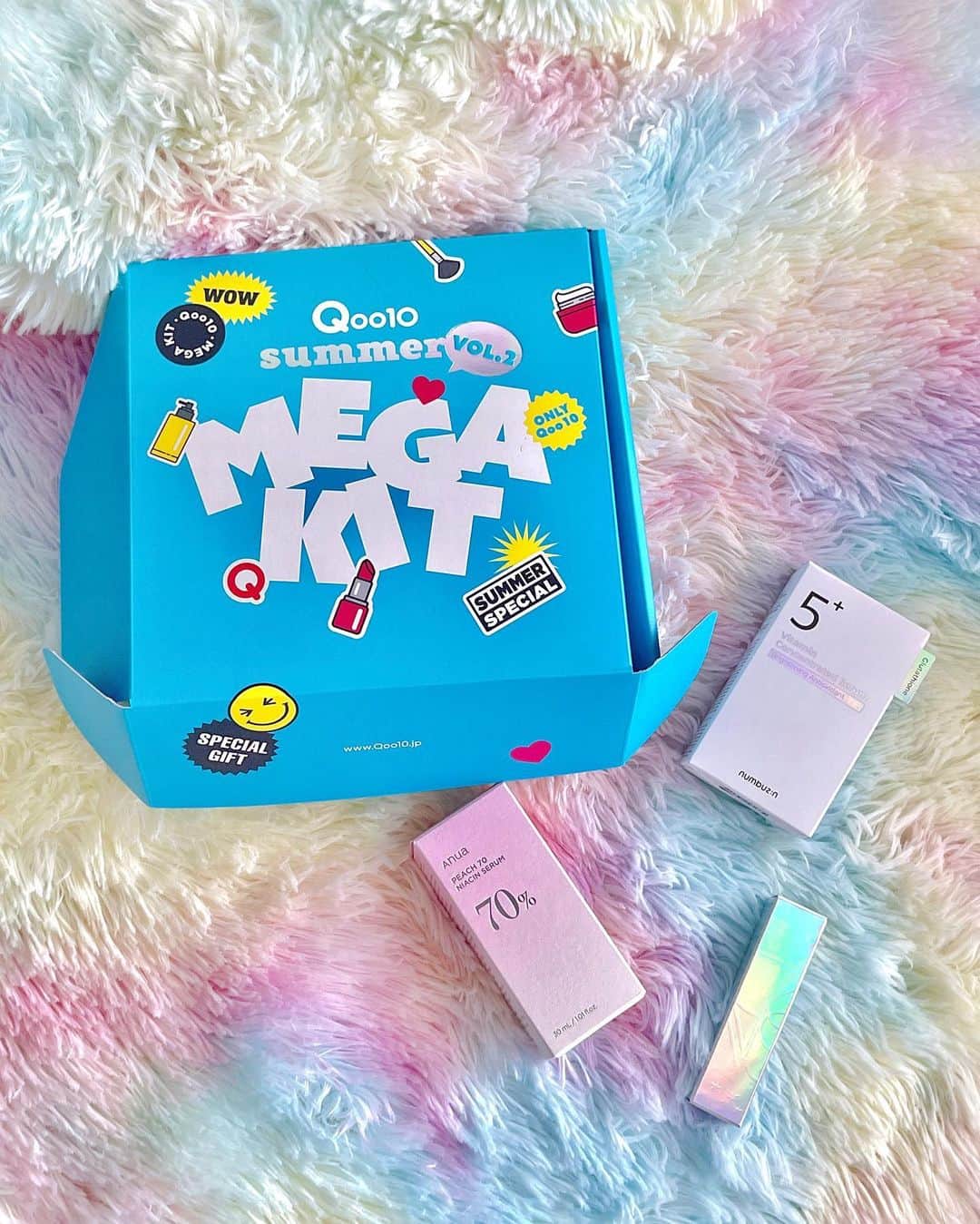 くまくまくまさんのインスタグラム写真 - (くまくまくまInstagram)「・ Qoo10「MEGA KIT」第三弾ー summer vol.2☀️♩ @qoo10.official 今回は ...