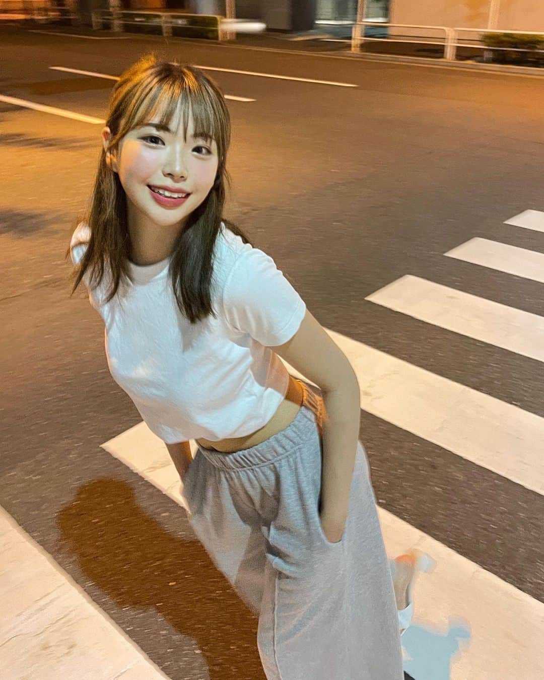 麻生果恩さんのインスタグラム写真 - (麻生果恩Instagram)「めっちゃ深夜😗 夜のお散歩好き？」6月29日 21時42分 - aso.kaon