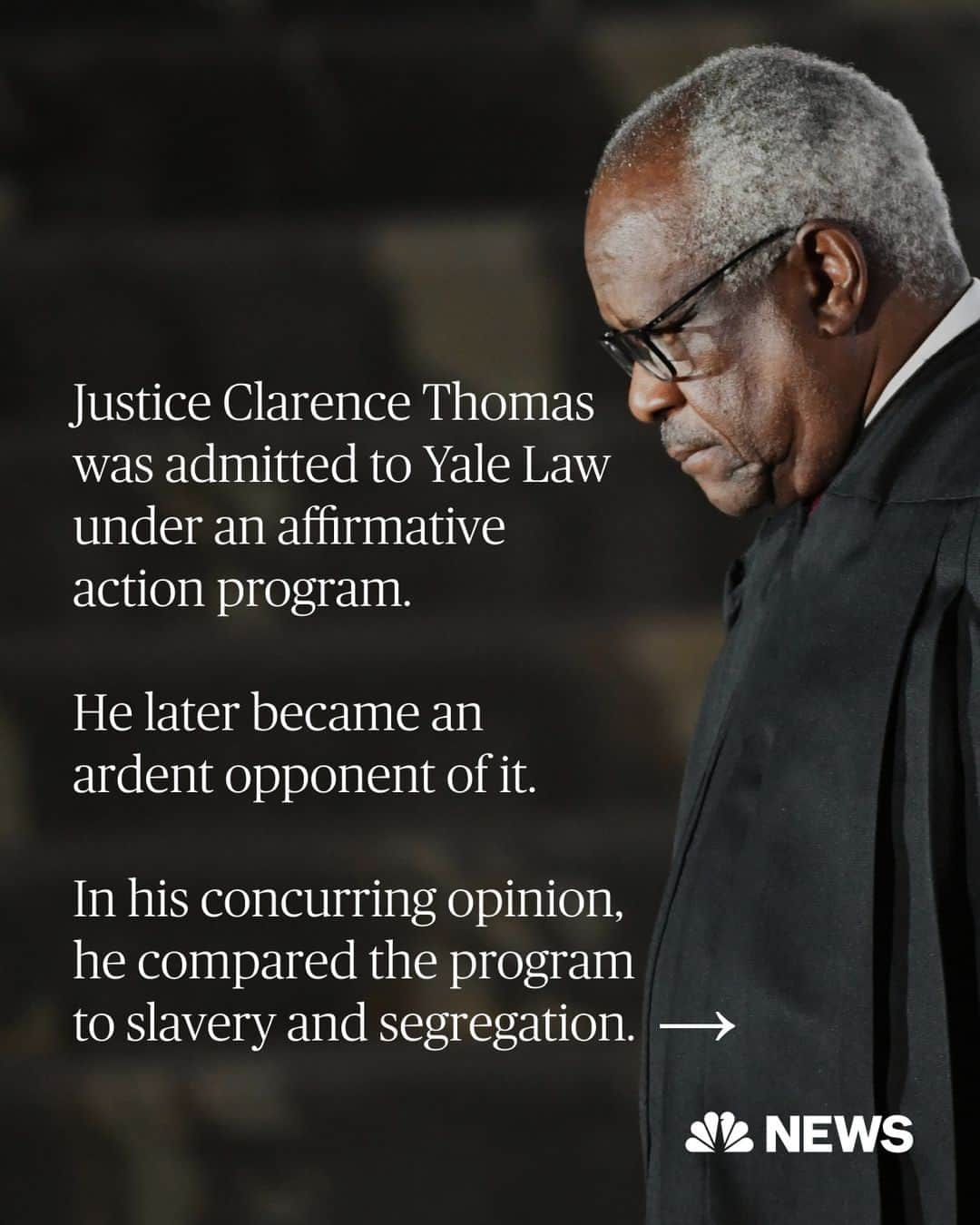 NBC Newsさんのインスタグラム写真 - (NBC NewsInstagram)「Justice Clarence Thomas was ...