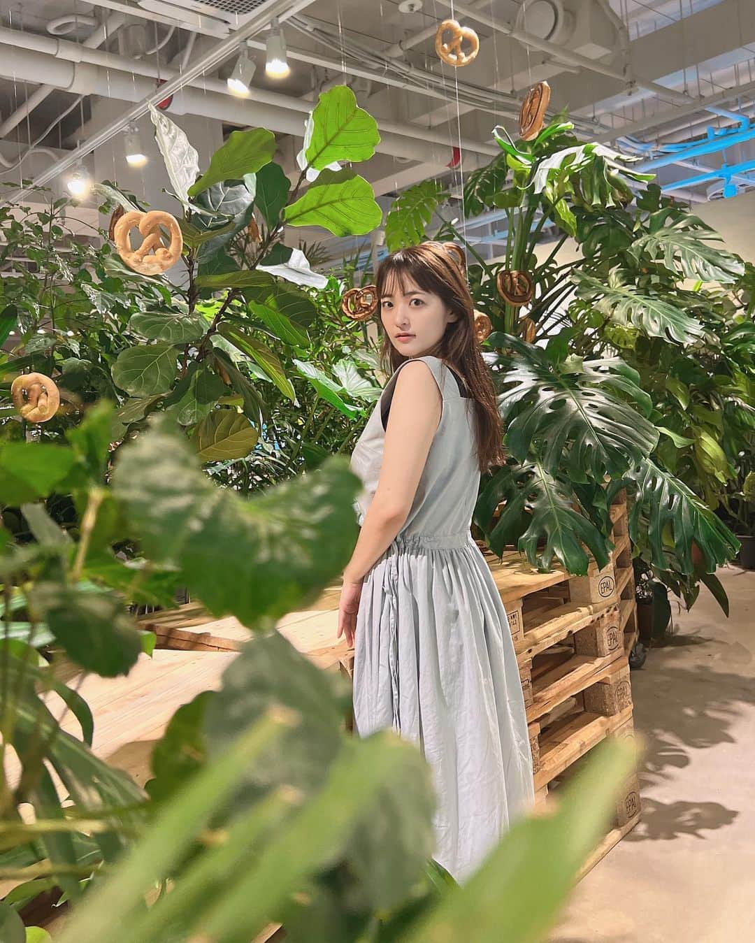 柳瀬さきさんのインスタグラム写真 - (柳瀬さきInstagram)「韓国旅行🇰🇷 ️の写真 すごく可愛いカフェに 偶然たどり着いた ...