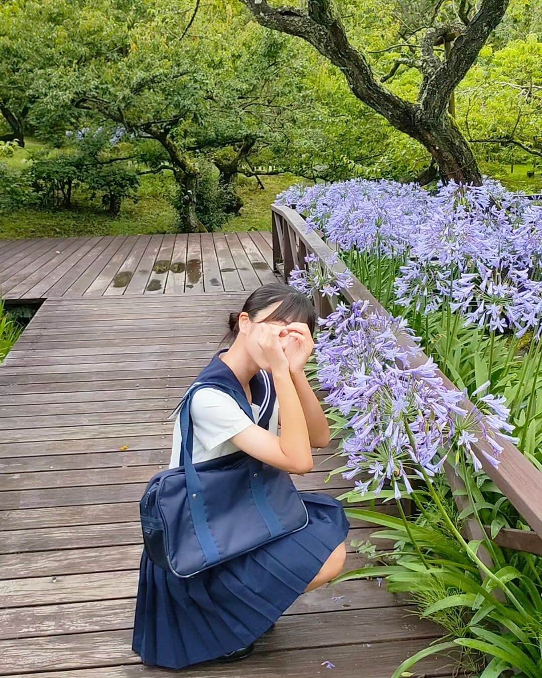 西川実花さんのインスタグラム写真 - (西川実花Instagram)「最後ははーと😊🫶🏻 #08#jc3#ljc#モデル志望#女優志望#制服 ...