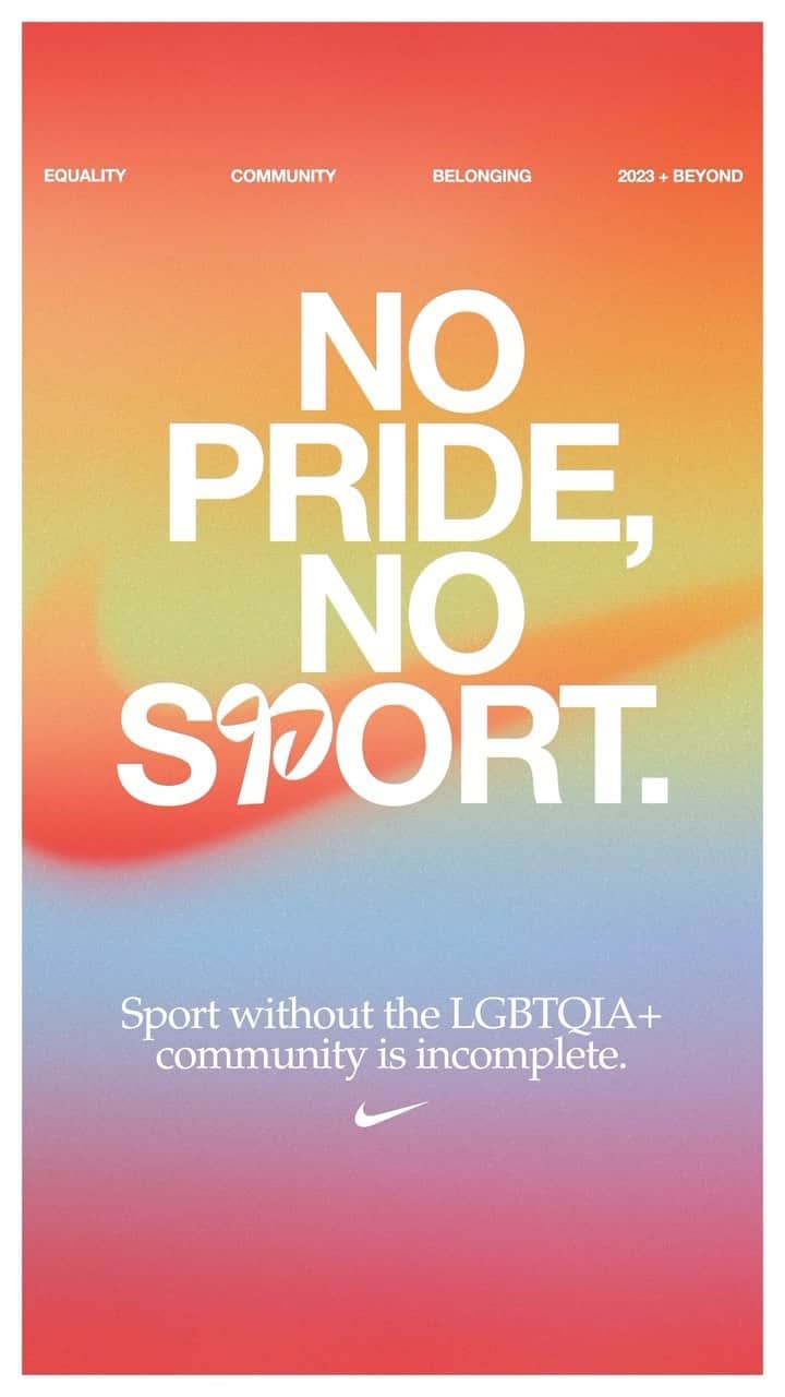 NIKEさんのインスタグラム動画 - (NIKEInstagram)「Thank you to all of the LGBTQIA+ ...